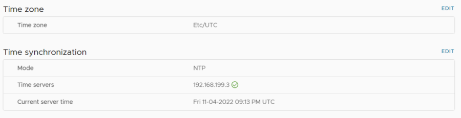 Configure Time Sync by NTP for the vCenter - DPC Virtual Tips