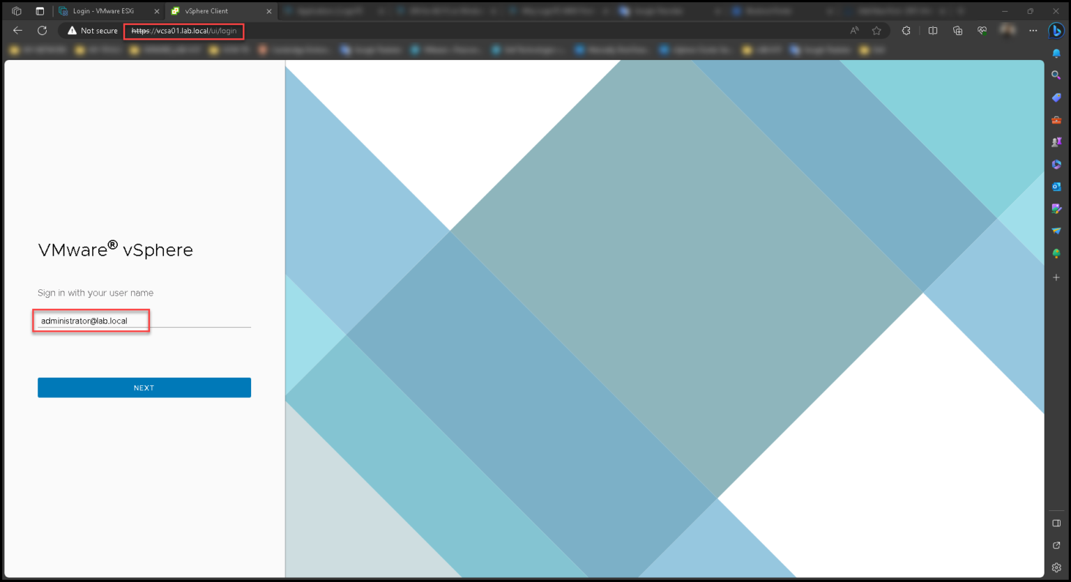 Accessing vCenter with MFA - DPC Virtual Tips