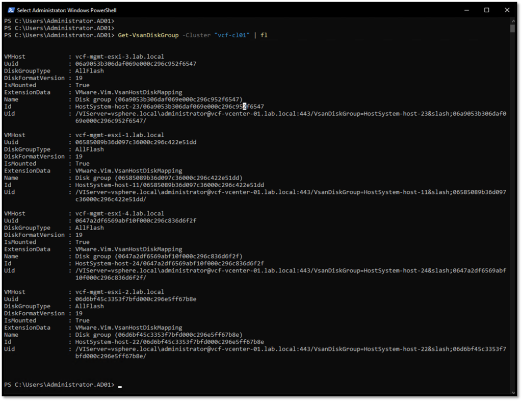 Getting Useful vSAN Details with PowerCLI - DPC Virtual Tips