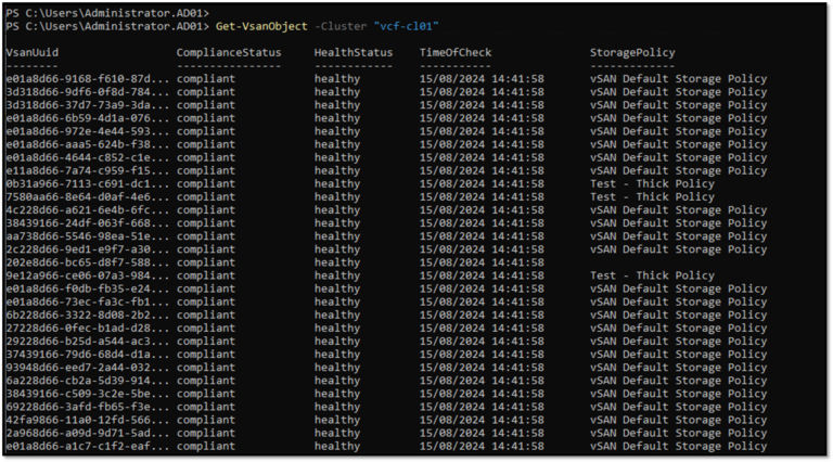 Getting Useful vSAN Details with PowerCLI - DPC Virtual Tips