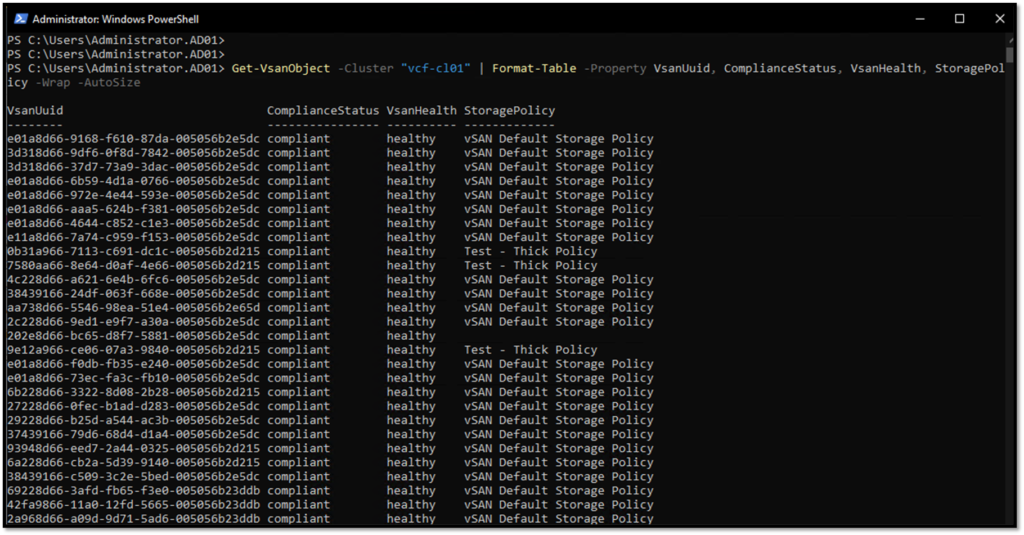 Getting Useful vSAN Details with PowerCLI - DPC Virtual Tips