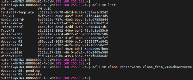 VM Acropolis Command-Line Interface (aCLI) Overview - DPC Virtual Tips