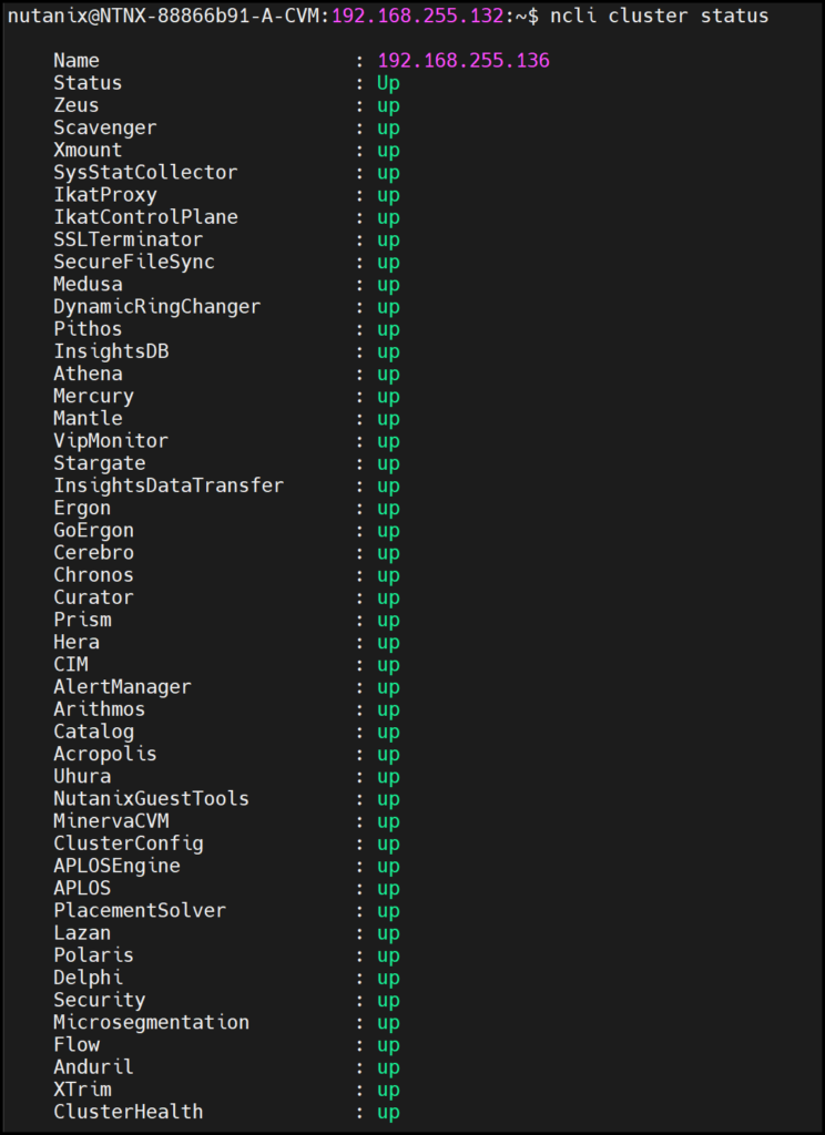 Nutanix Command Line Interface Ncli Overview Dpc Virtual Tips