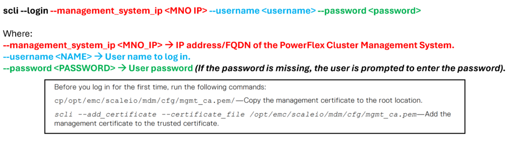 PowerFlex SCLI Basics - DPC Virtual Tips