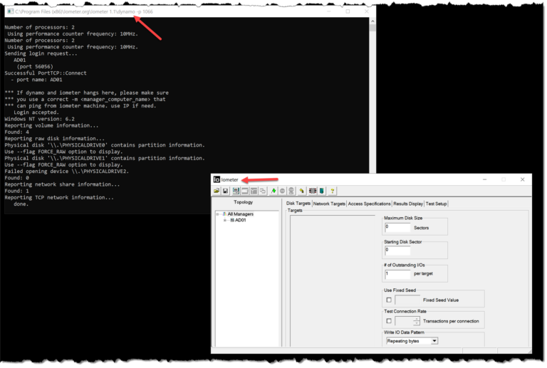 Using IOmeter on Windows - DPC Virtual Tips