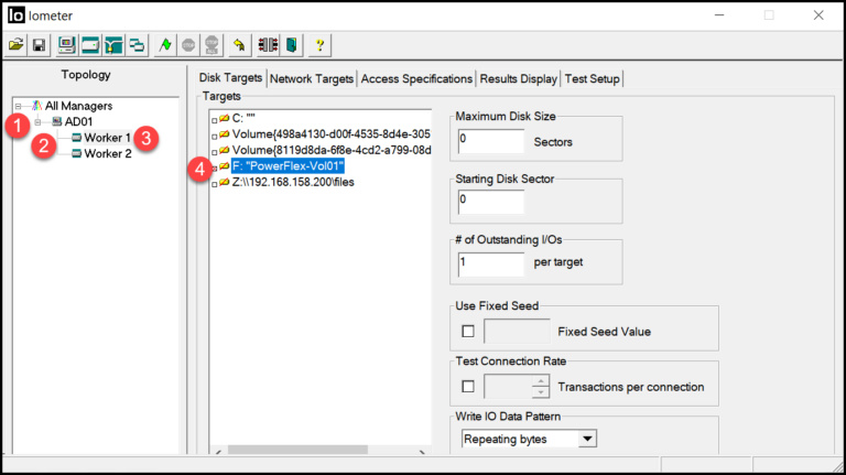 Using IOmeter on Windows - DPC Virtual Tips