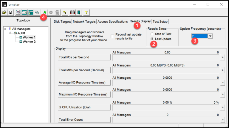Using IOmeter on Windows - DPC Virtual Tips