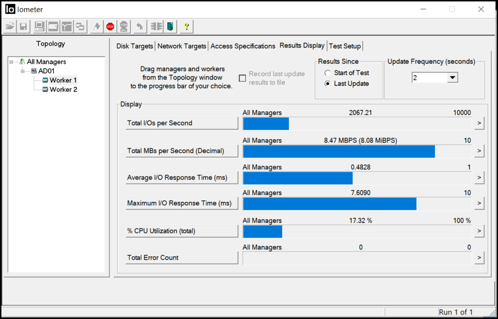 Using IOmeter on Windows - DPC Virtual Tips