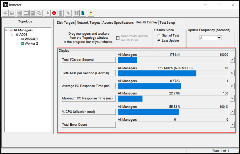 Using IOmeter on Windows - DPC Virtual Tips