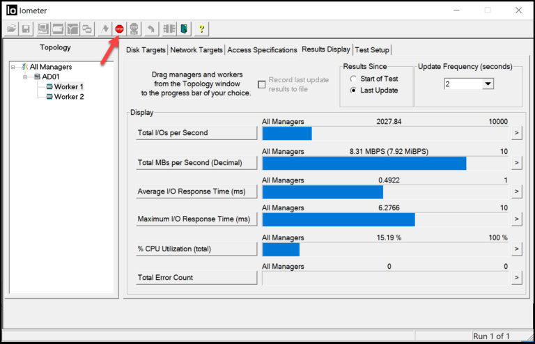 Using IOmeter on Windows - DPC Virtual Tips
