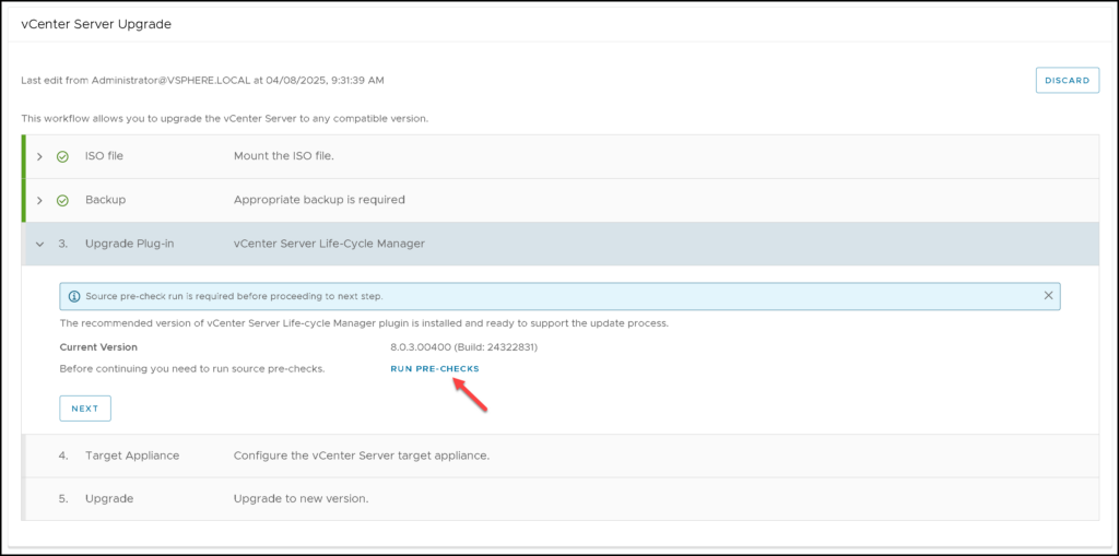 vCenter Reduced Downtime Upgrade - DPC Virtual Tips