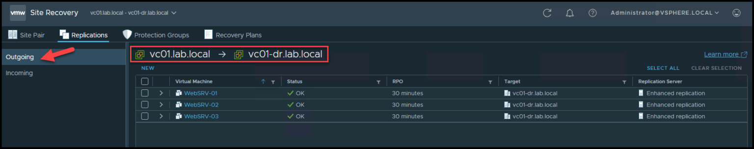 VM Replication with vSphere Replication and Site Recovery Manager - DPC ...