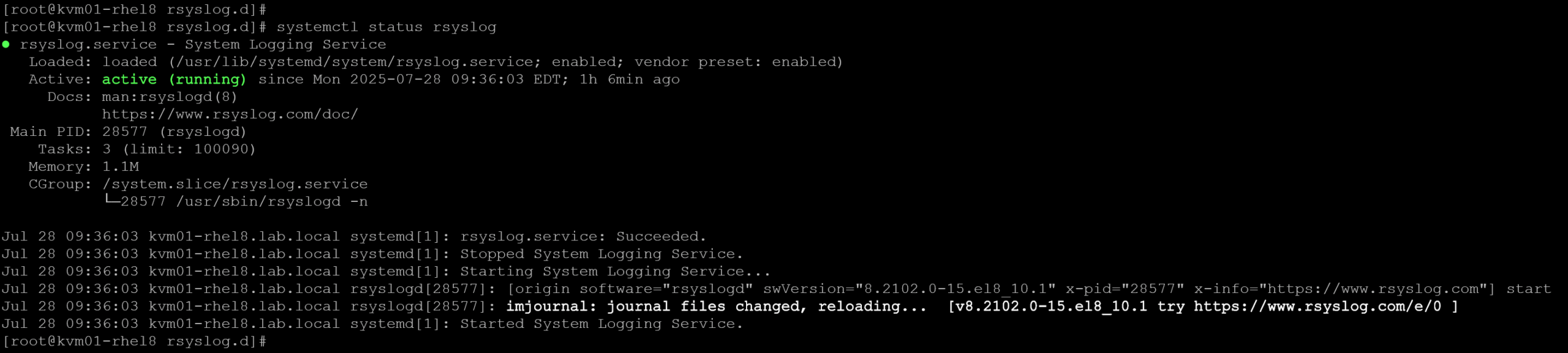 Rsyslog on RHEL 8 - DPC Virtual Tips