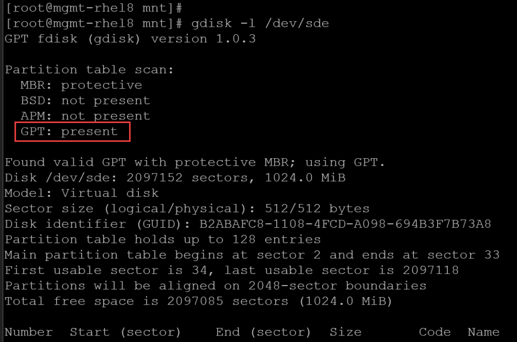 Creating Disk Partitions and Filesystems on RHEL 8 - DPC Virtual Tips
