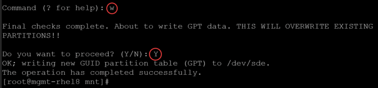 Creating Disk Partitions And Filesystems On Rhel 8 Dpc Virtual Tips