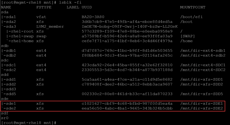 Creating Disk Partitions and Filesystems on RHEL 8 - DPC Virtual Tips