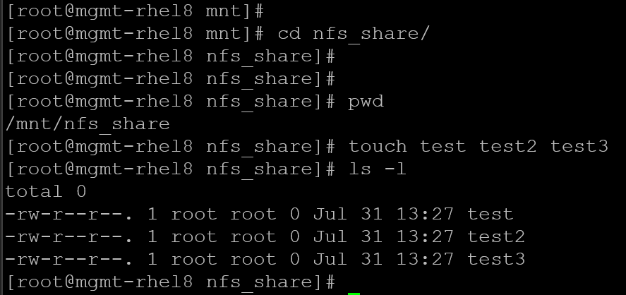 Working with Network File System (NFS) on RHEL 8 - DPC Virtual Tips