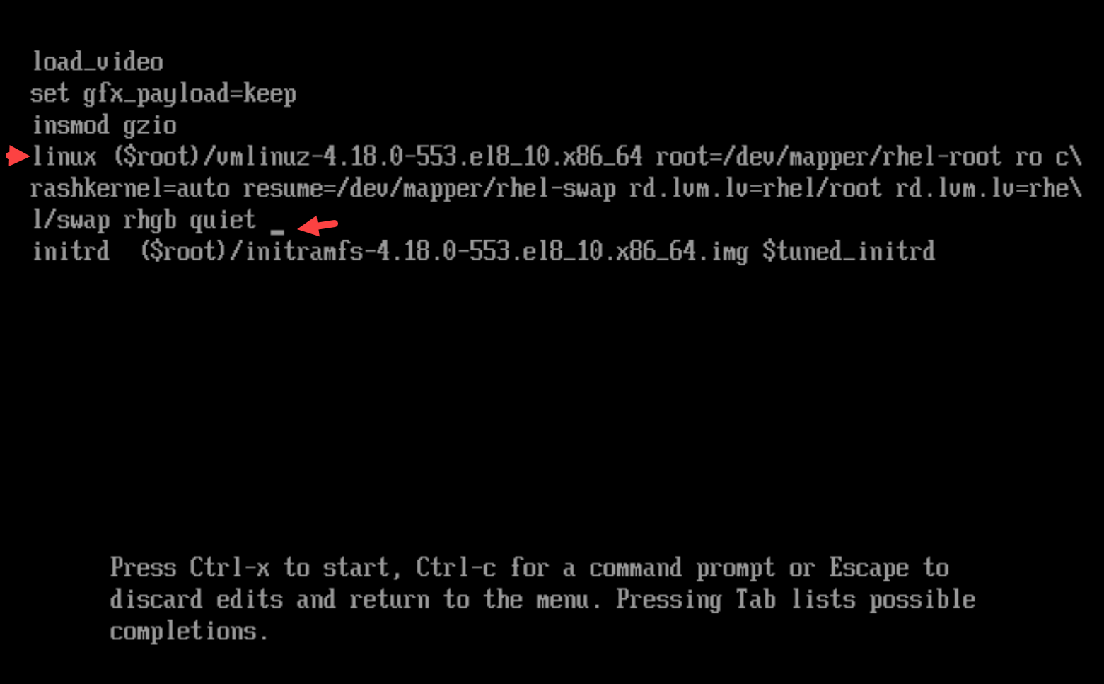 Resetting the root password on RHEL 8 - DPC Virtual Tips
