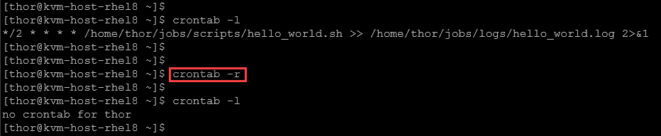 Scheduling with at and cron on RHEL - DPC Virtual Tips