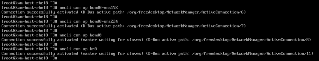 Configuring Bonding + Bridge Interfaces on RHEL 8 - DPC Virtual Tips