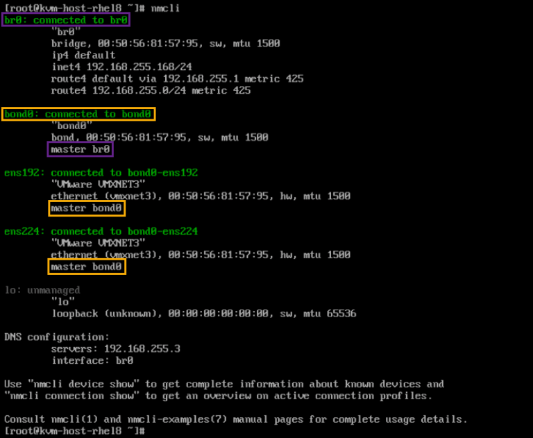 Configuring Bonding + Bridge Interfaces on RHEL 8 - DPC Virtual Tips